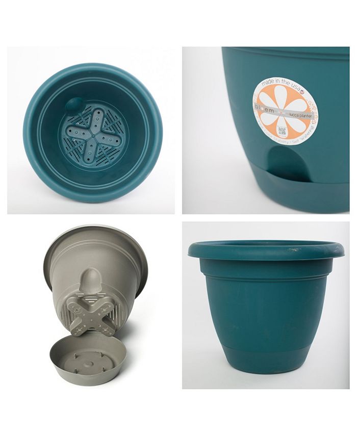 Bloem Lucca 16" Self Watering Planter - Macy's