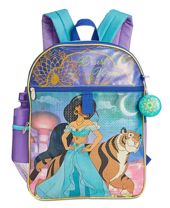 Bioworld Little & Big Girls 5-Pc. Princess Jasmine Backpack & Lunch Kit ...