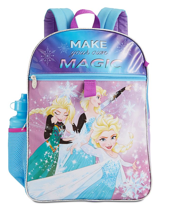 Bioworld Little & Big Girls 5-Pc. Frozen Princesses Backpack & Lunch ...