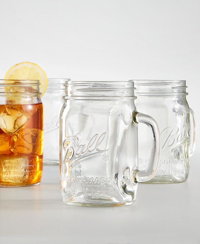 Ball Jar 24-Oz. Drinking Jars, Set of 12 - Macy's
