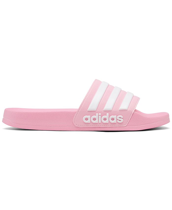 adidas Little Girls' Adilette Shower Slide Sandals from Finish Line ...