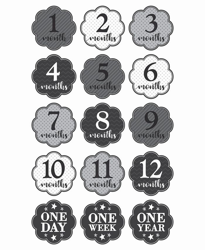 Lillian Rose Baby Belly Stickers, Set of 1-15 - Macy's