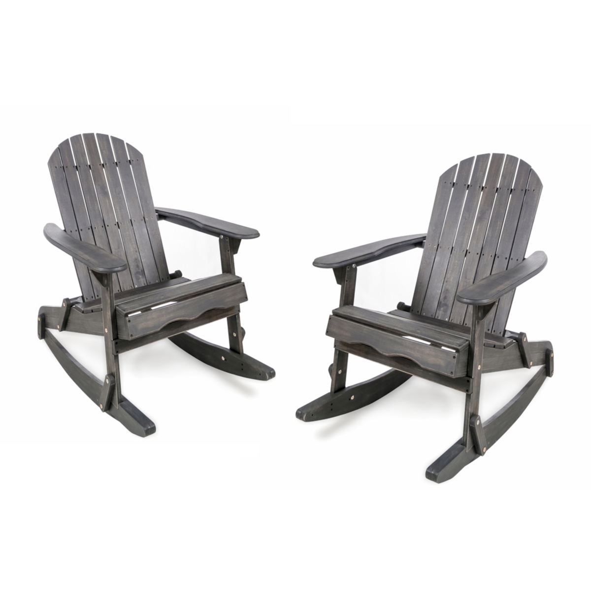 Click here for Malibu Outdoor Rocking Chair (Set of 2) - Dark Gre... prices