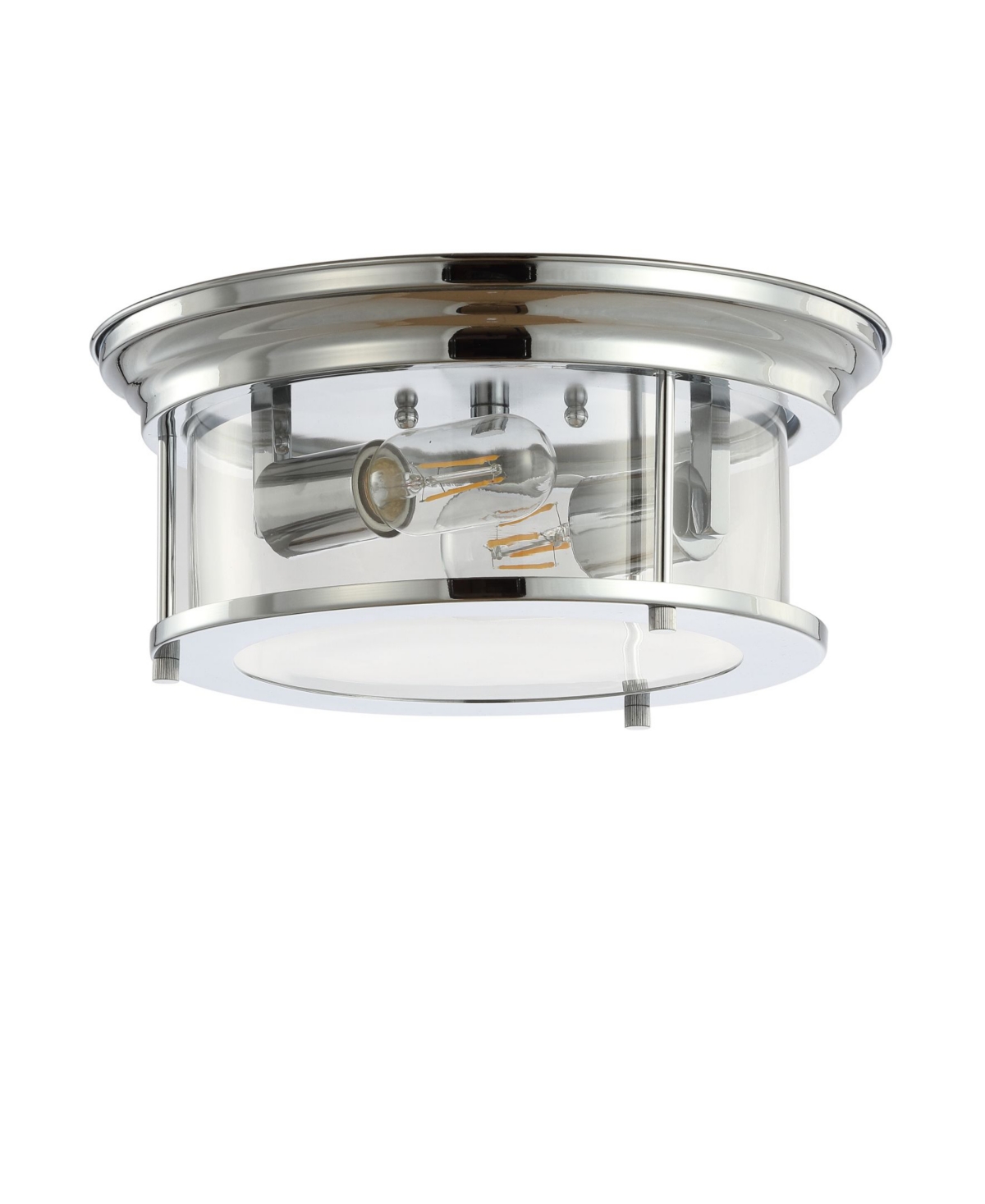 Click here for Jonathan Y Lauren 13.25 Led Flush Mount - Chrome prices