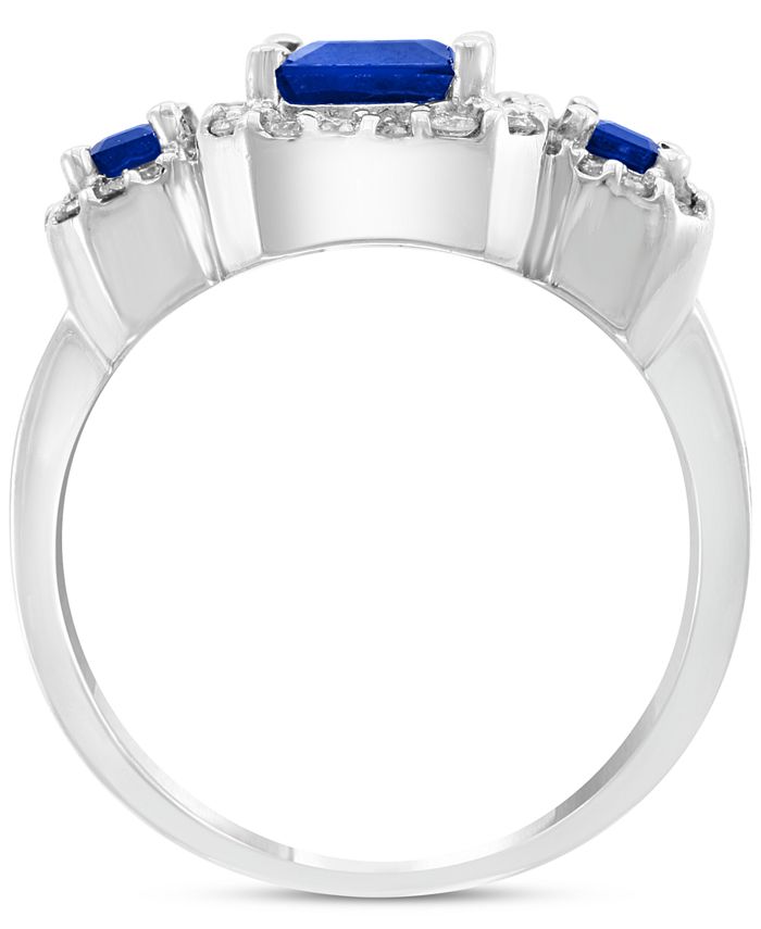 EFFY Collection EFFY® Sapphire (2-1/4 ct. t.w.) & Diamond (1/3 ct. t.w ...