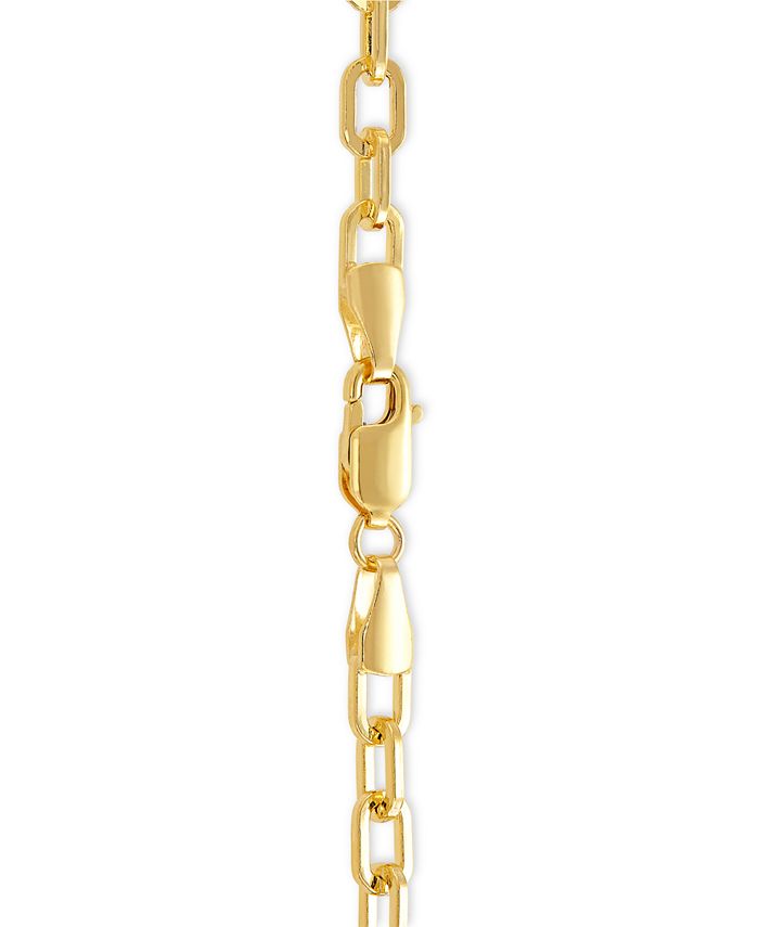 Italian Gold Forzatina Link 18" Chain Necklace in 14k Gold - Macy's