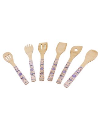 BergHOFF Patterned Bamboo 6-Pc. Utensil Set - Macy's