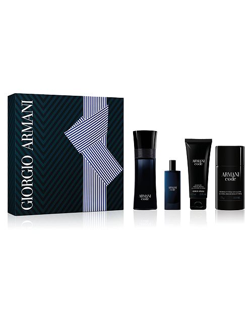 Giorgio Armani Men's 4-Pc. Armani Code Eau de Toilette Gift Set ...