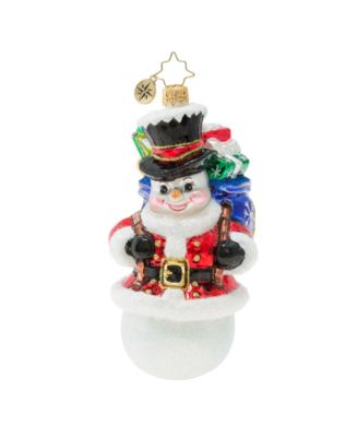 Christopher Radko Surprise Santa Snowman! - Macy's