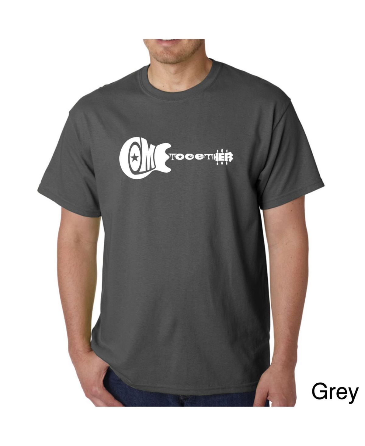Click here for La Pop Art Mens Word Art T-Shirt - Come Together -... prices