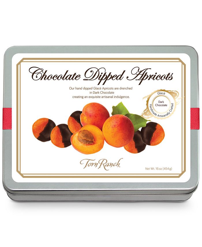 Torn Ranch Chocolate-Dipped Glaceed Apricots - Macy's