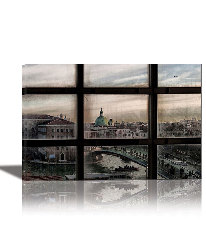 Eurographics Venice Window Framed Canvas Wall Art - Macy's