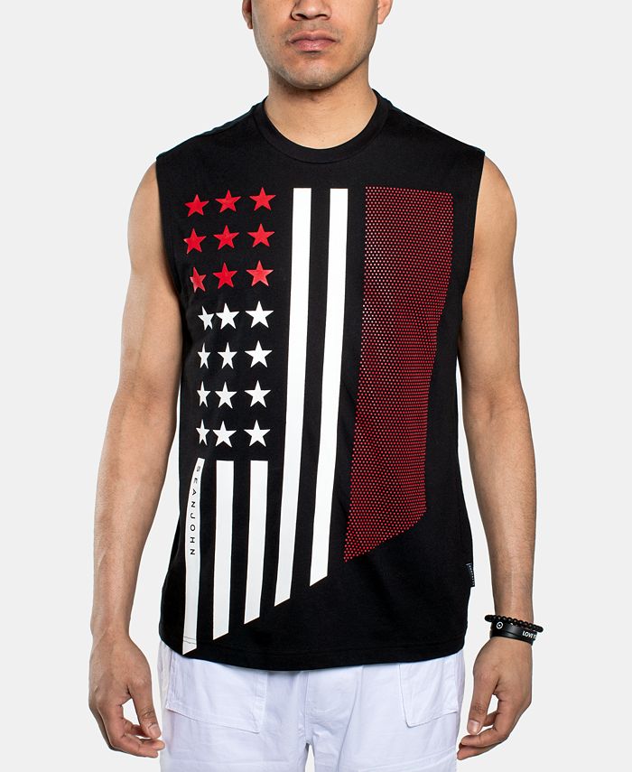 Sean John Men's Graphic Muscle Tank Top - Macy's