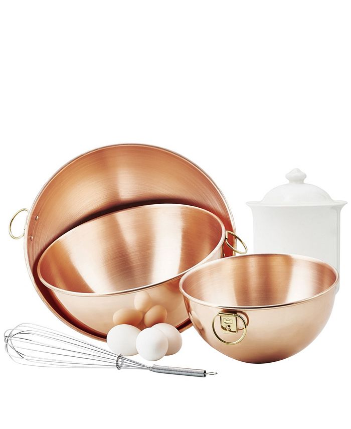 Old Dutch International Solid Copper Beating Bowls - 3 Piece Set - Macy's