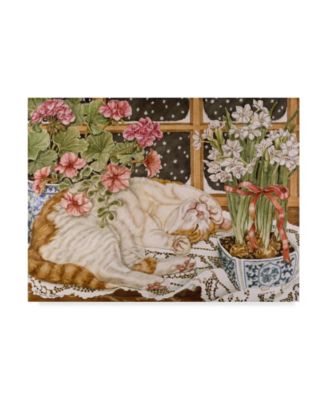 Jan Benz 'Long Winters Nap' Canvas Art - 24" x 18" - Macy's