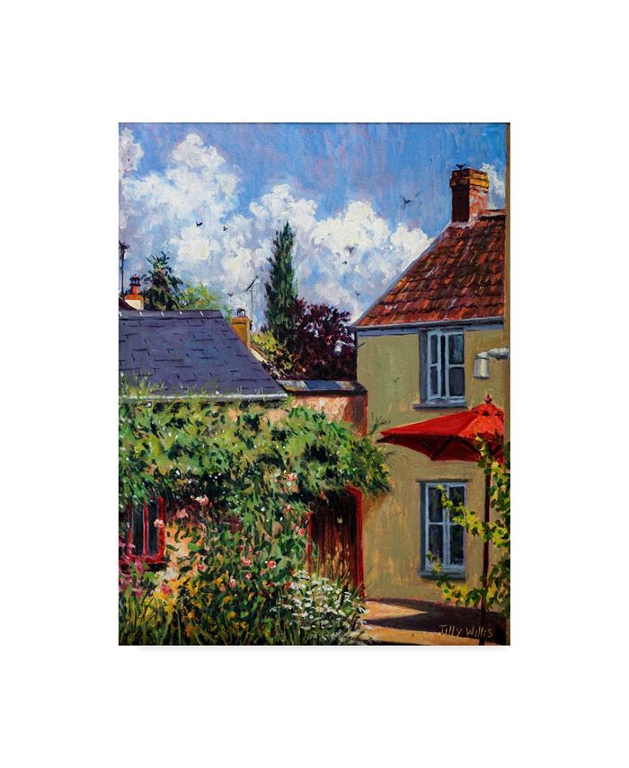 Trademark Global Tilly Willis 'Red Parasol' Canvas Art - 14" x 19" - Macy's