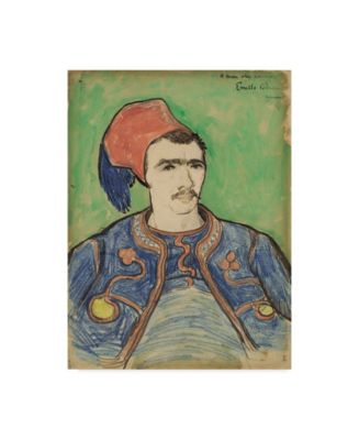 Vincent Van Gogh 'The Zouave' Canvas Art - 24" x 18" - Macy's