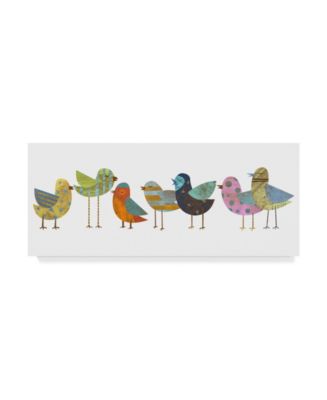 John W. Golden 'Flock' Canvas Art - 14" x 32" - Macy's
