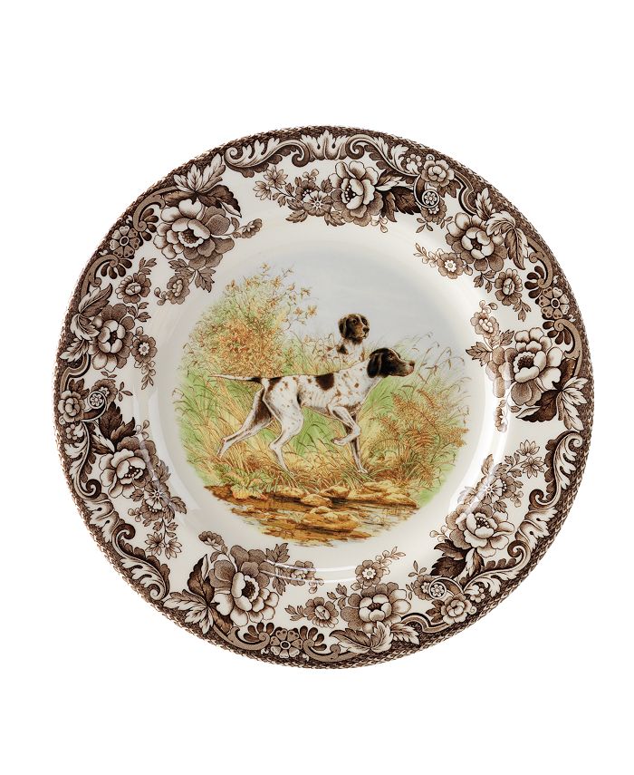 Spode Woodland Pointer Dinner Plate - Macy's