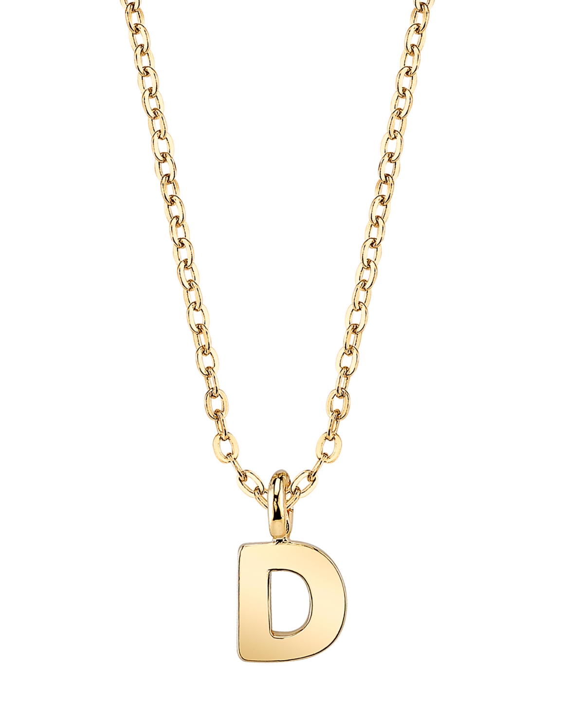Click here for 2028 Gold-Tone Initial Necklace 20 - D prices
