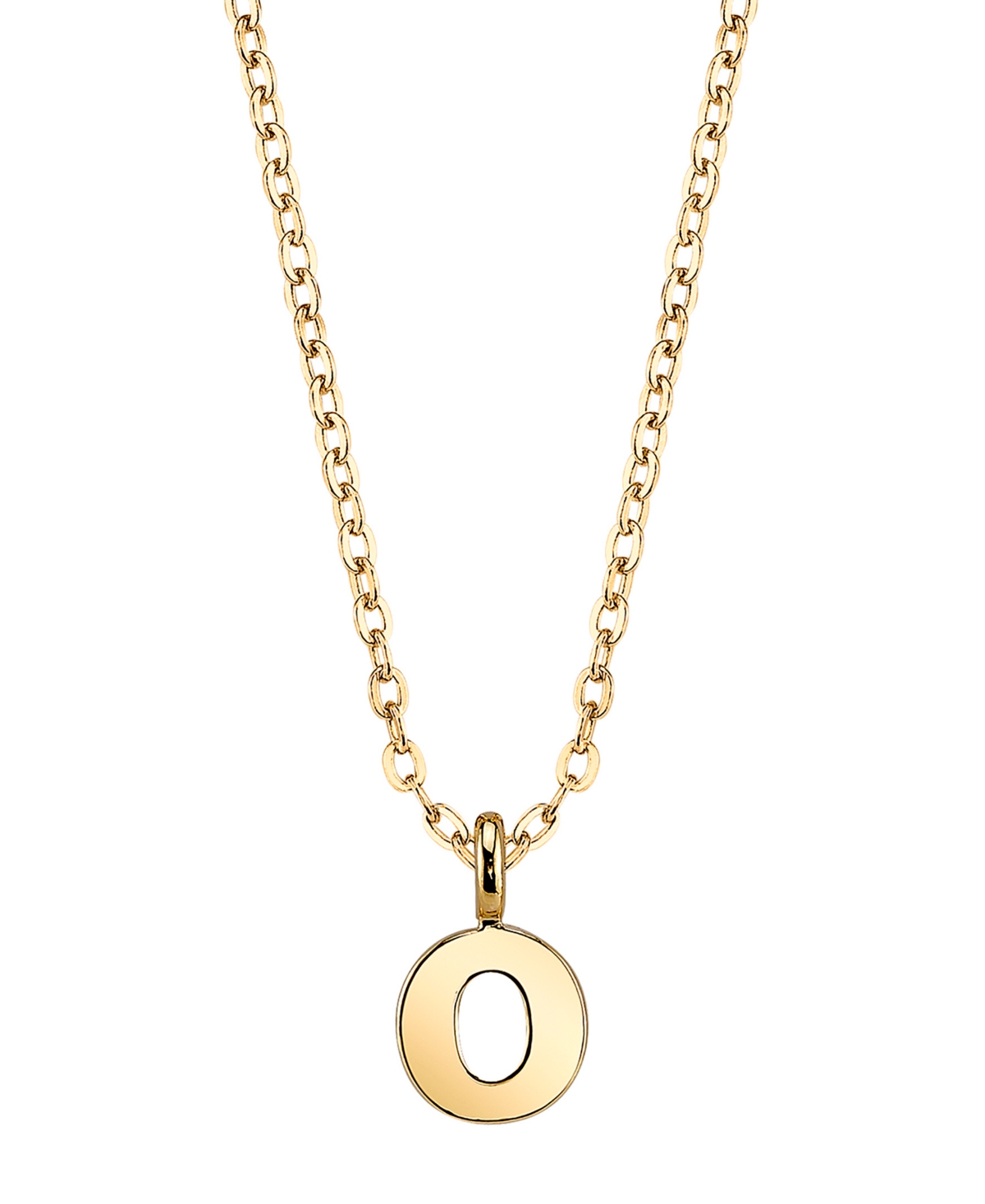 Click here for 2028 Gold-Tone Initial Necklace 20 - O prices
