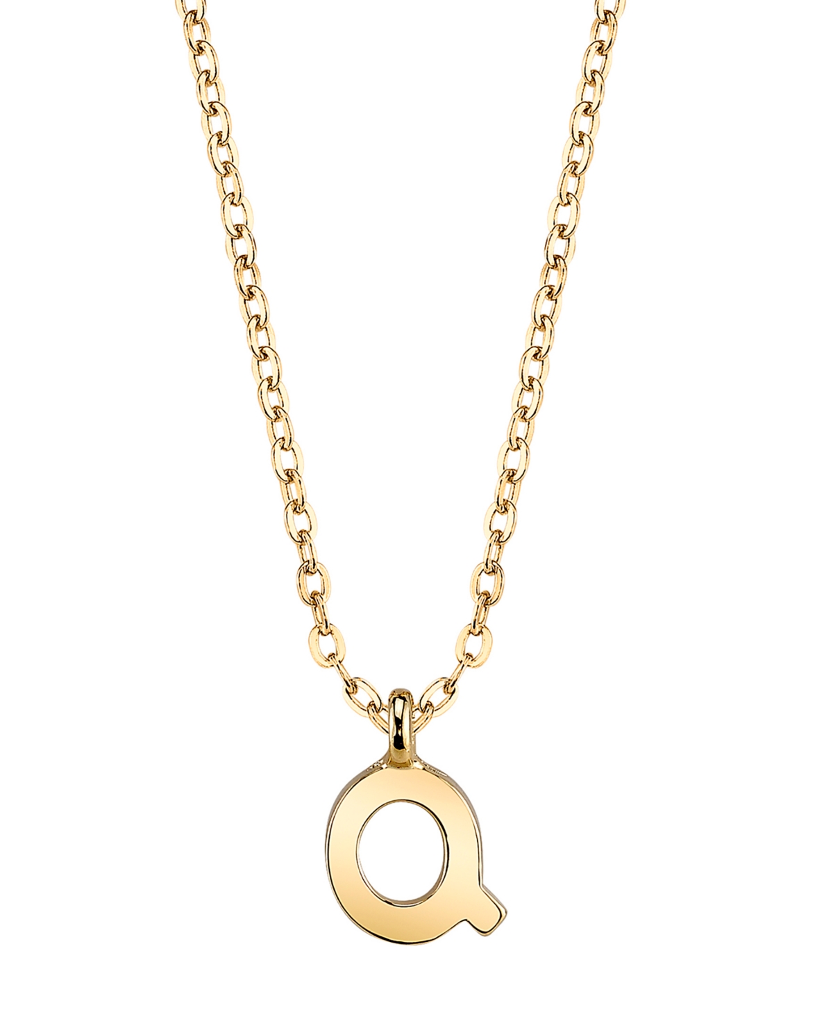 Click here for 2028 Gold-Tone Initial Necklace 20 - Q prices