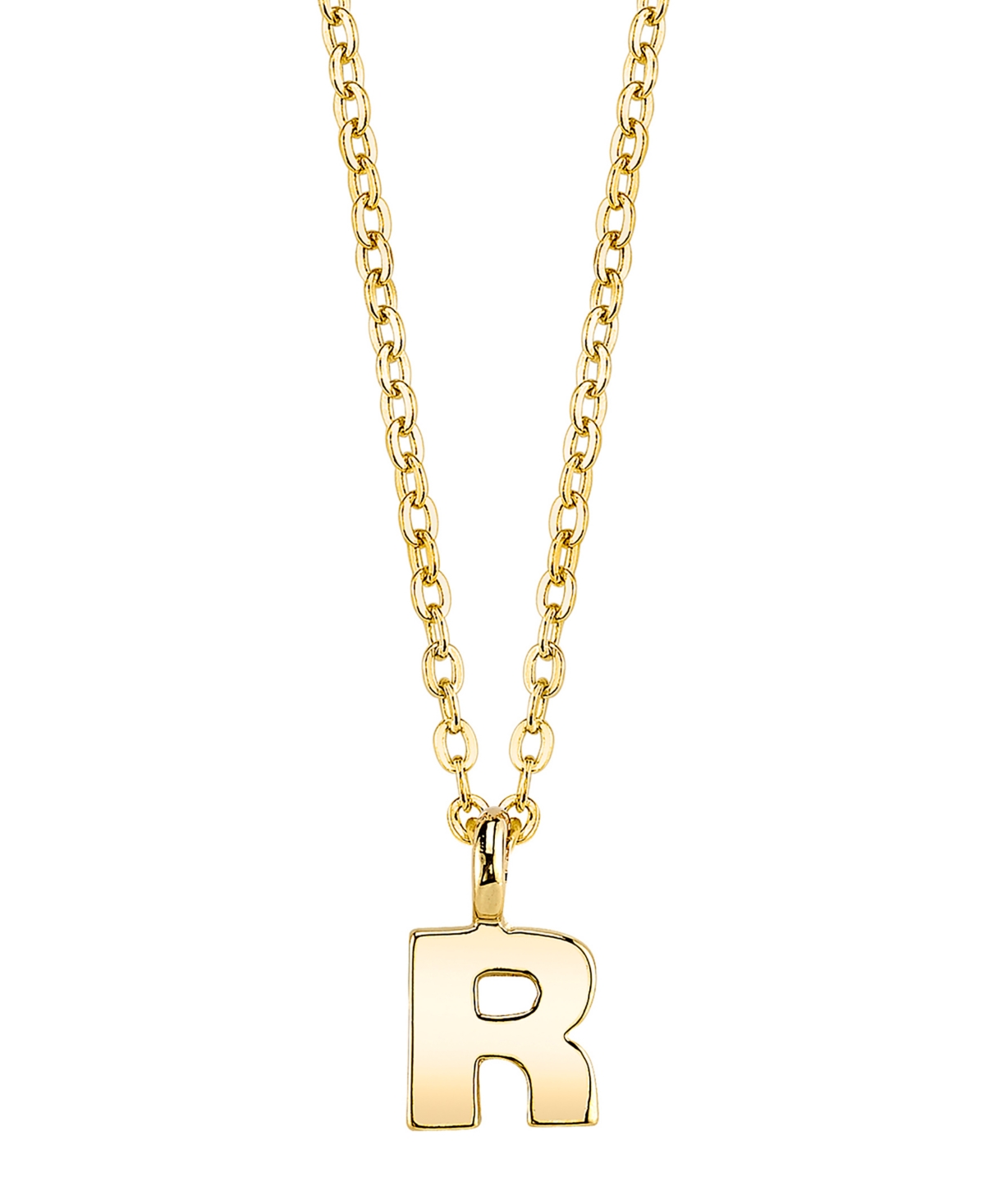 Click here for 2028 Gold-Tone Initial Necklace 20 - R prices