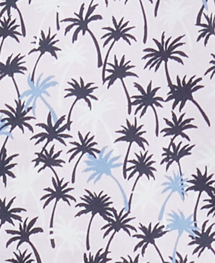 Kenneth Cole Men's Breezy Palm Print Shirt - Macy's