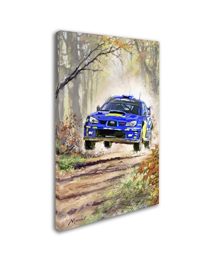 Trademark Global The Macneil Studio 'Rally Car' Canvas Art - 22" x 32 ...