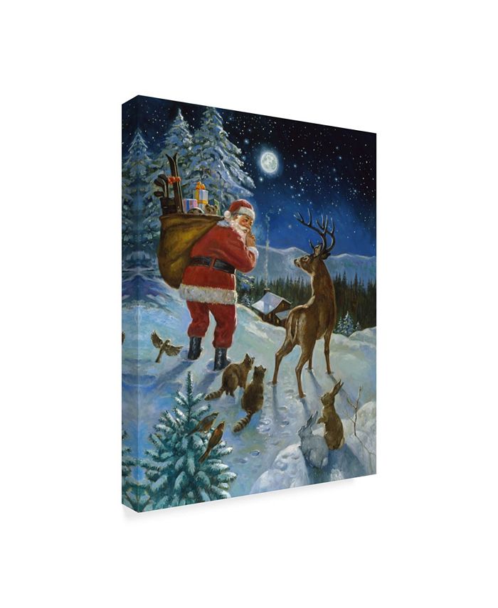 Trademark Global Hal Frenck 'Moonlight Delivery' Canvas Art - Macy's