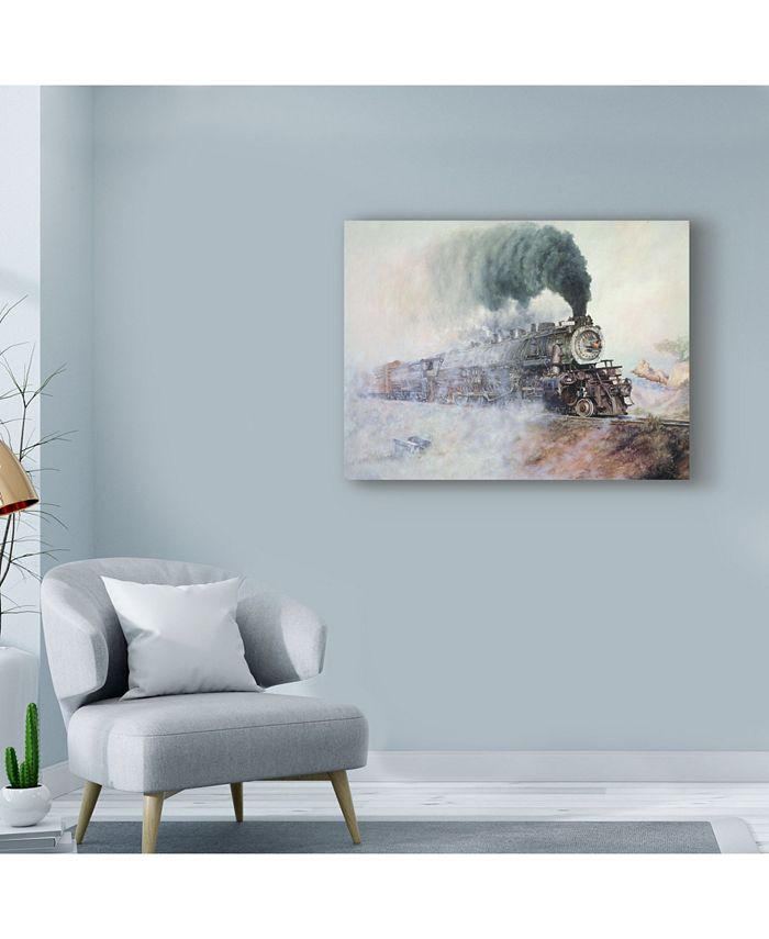 Trademark Global Les Ray 'Northbound To Portland' Canvas Art - 47" x 35 ...