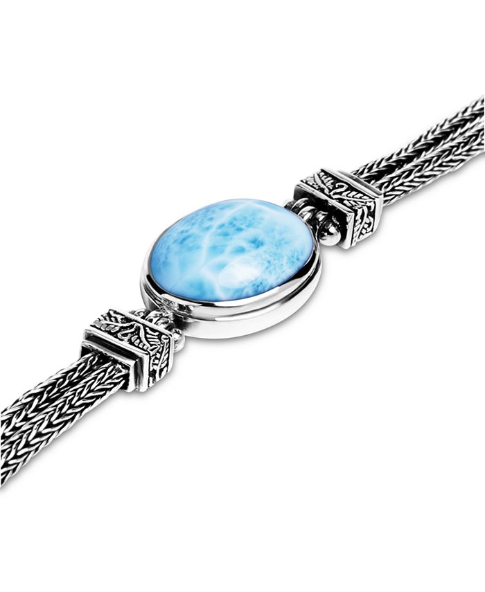 Marahlago Larimar Multi-Strand Bracelet in Sterling Silver - Macy's
