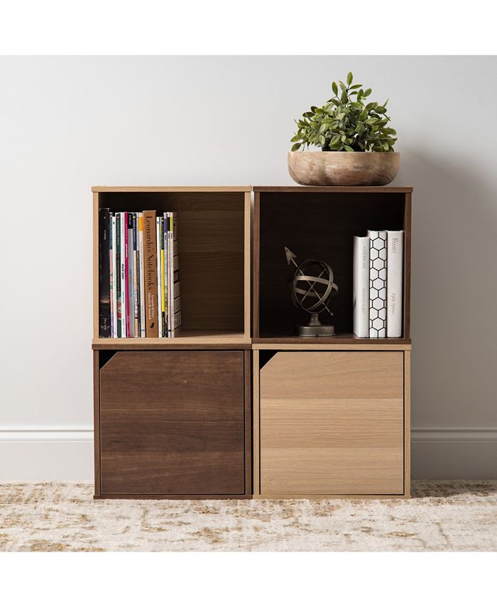 IRIS USA Baku Modular Wood Cube Box - Macy's