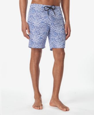Tallia Men's Leopard Print Swim Trunks - Macy's