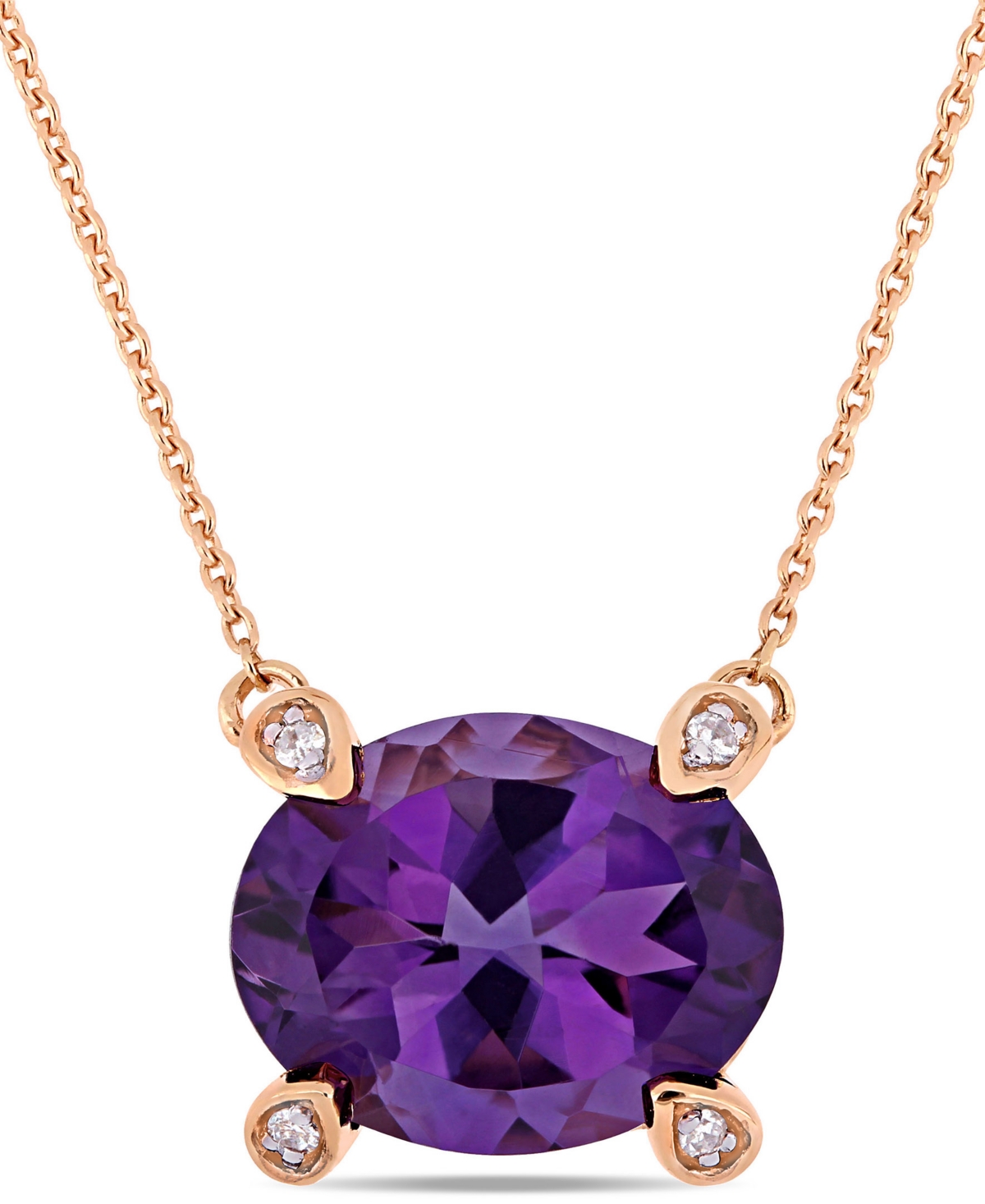 Click here for Amethyst (2-3/8 ct.t.w.) and Diamond Accent 17 Nec... prices