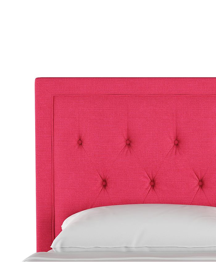 Skyline Low Profile Full Tufted Rectangle Platform Bed - Macy's