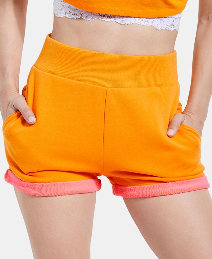 GUESS Cotton Colorblocked Shorts - Macy's