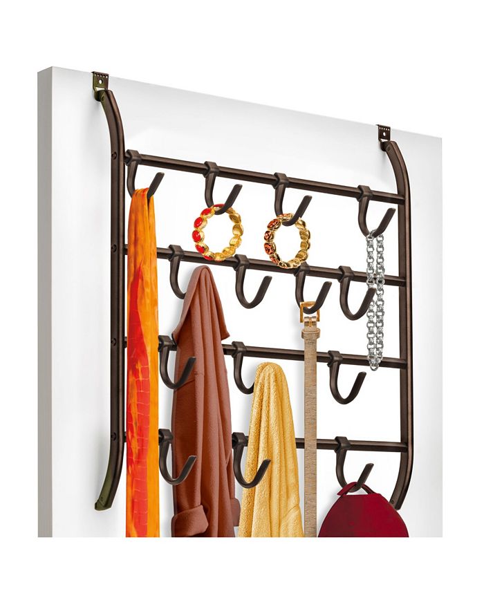 Lynk Over Door 16 Hook Organizer Rack - Macy's