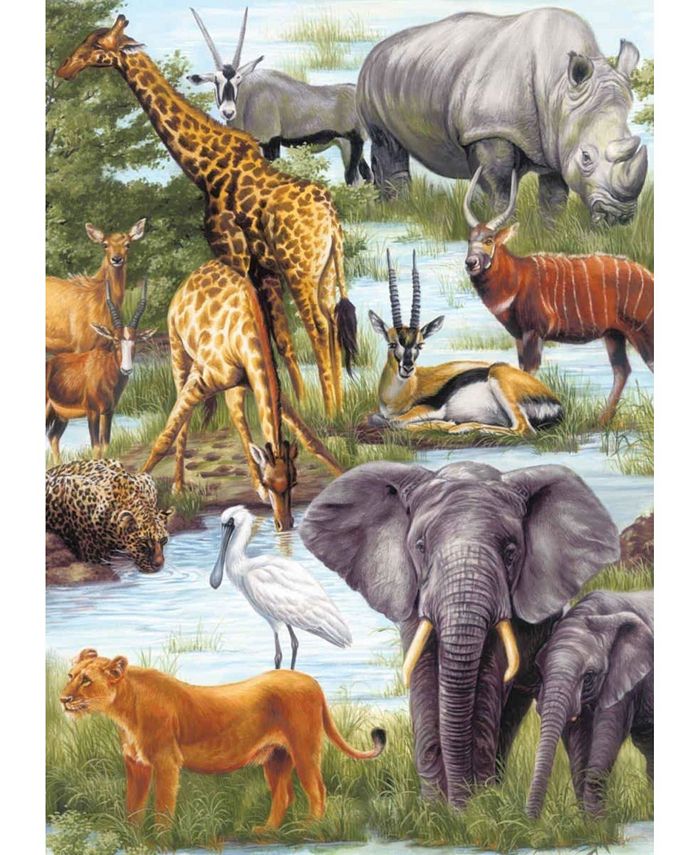 Springbok Puzzles Animal Kingdom Children's Jigsaw Puzzle 60 Piece ...