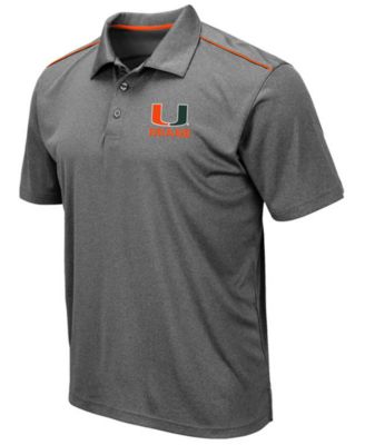 Colosseum Men's Miami Hurricanes Eagle Polo - Macy's