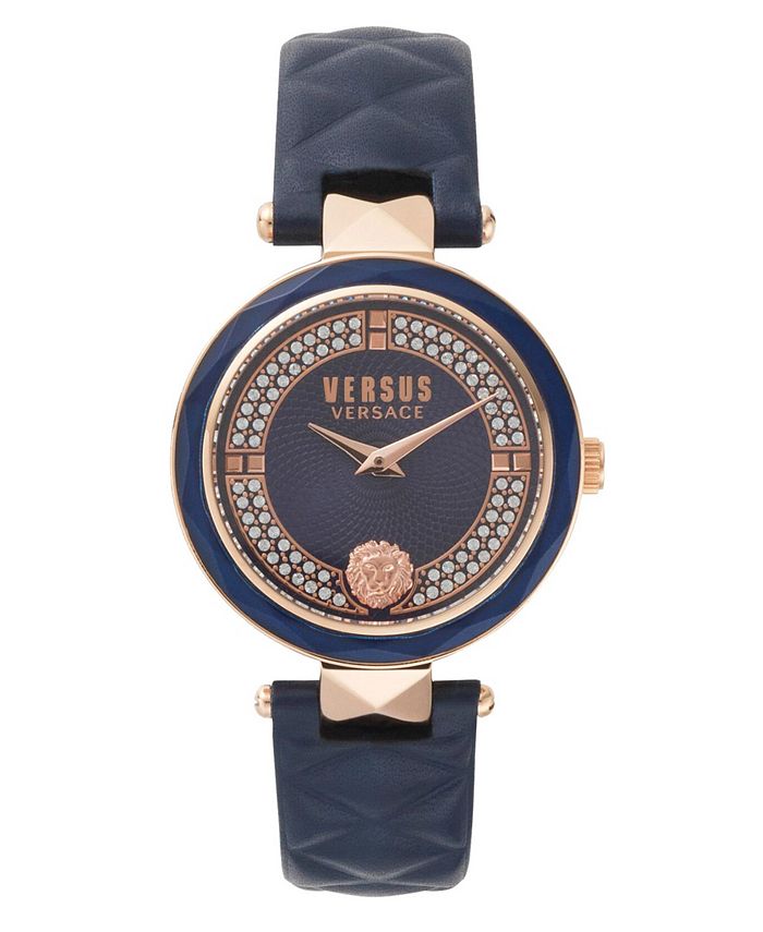Versus Versace Versus Women's Blue Strap Watch 18mm - Macy's