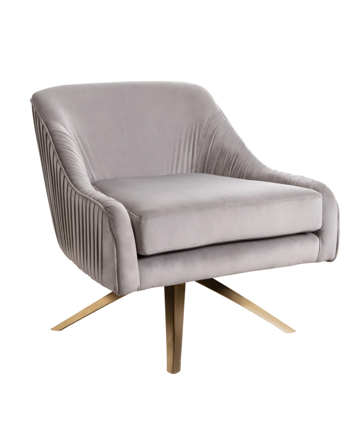 Click here for Mackenzie Swivel Accent Chair - Grey prices