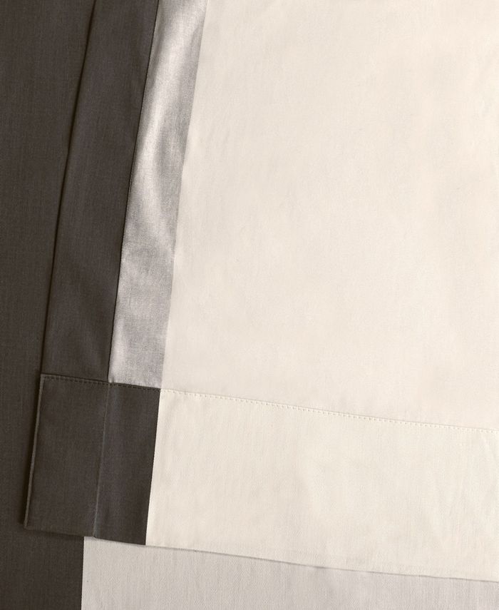 Exclusive Fabrics & Furnishings Panama Vertical Colorblock Panel, 50" x ...