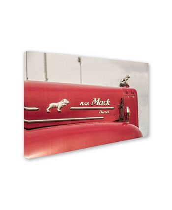 Trademark Global Jason Shaffer 'Mack Truck 2' Canvas Art - 47" x 30 ...