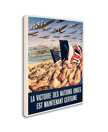 Trademark Global 'French Propaganda Poster from World War II' Canvas ...