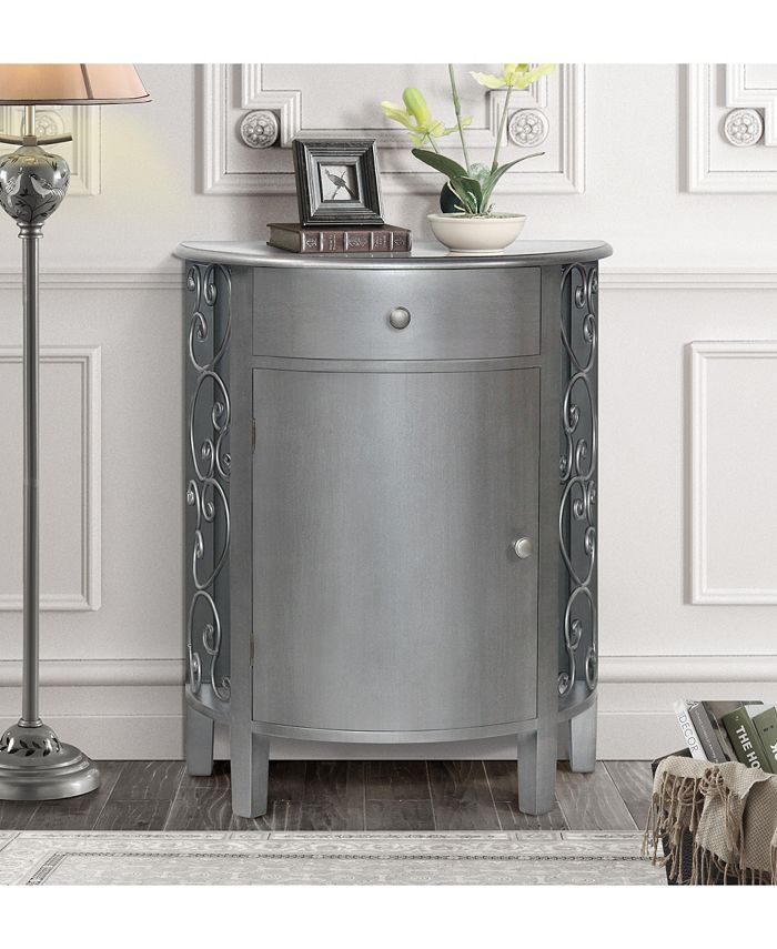 Gallerie Décor Sutton One Door One Drawer Cabinet, Quick Ship - Macy's