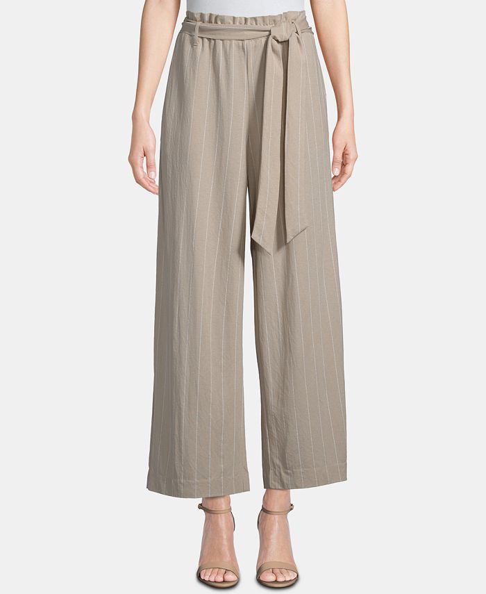 ECI Tie-Waist Wide-Leg Pants - Macy's