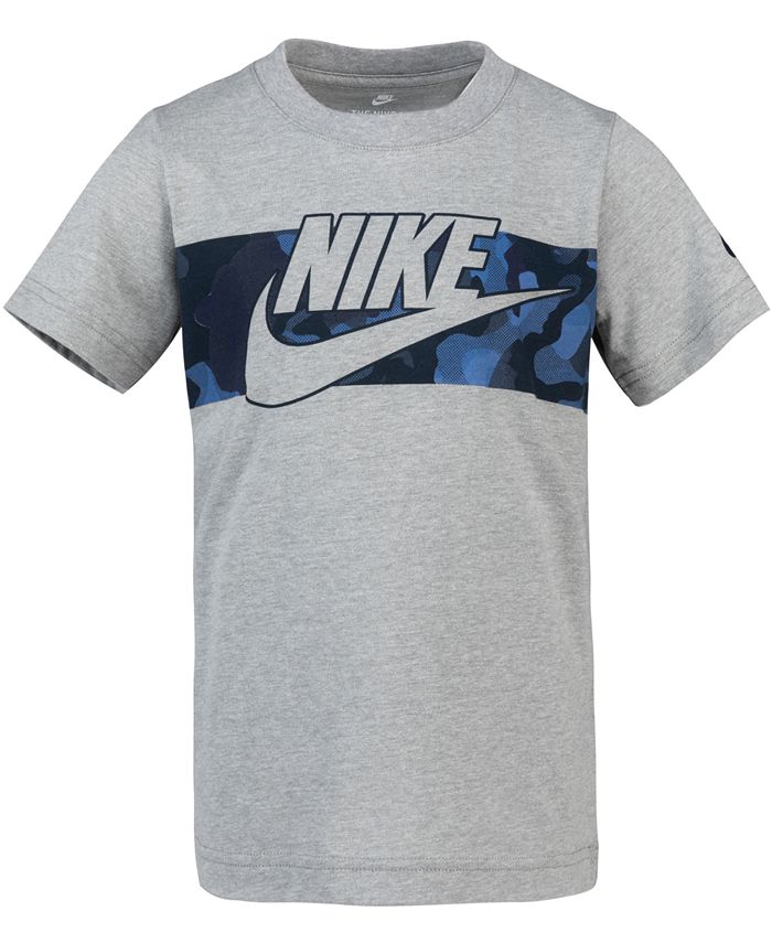 Nike Little Boys Camo-Print Cotton T-Shirt - Macy's
