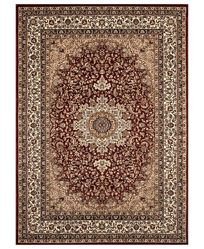 Kenneth Mink CLOSEOUT! KM Home Area Rug, Princeton Ardebil Red 7'10" x ...