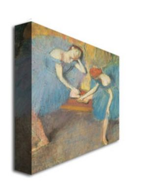 Trademark Global Edgar Degas 'Two Dancers at Rest' Canvas Art - 18" x ...
